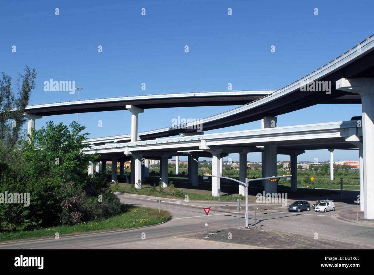 Houston Freeway Interchange High Resolution Stock Photography and ...