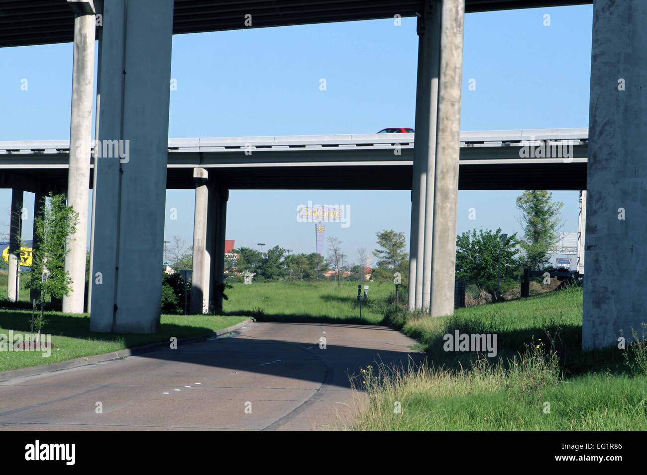 ROADS AND OVERPASSES IN THE CITY OF HOUSTON, TEXAS, USA Stock Photo - Alamy
