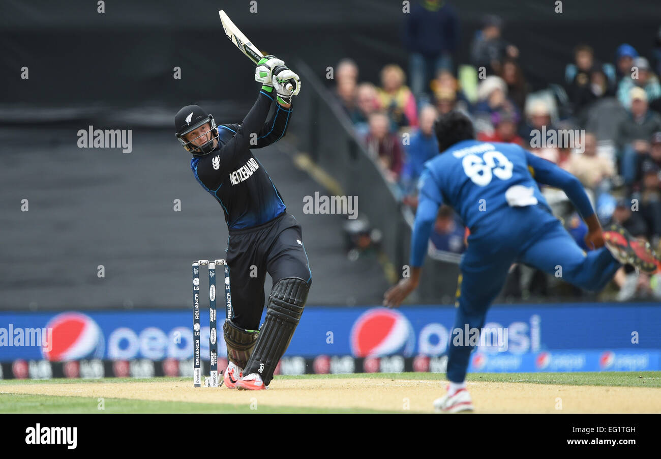 Christchurch, New Zealand. 14th Feb, 2015. Martin Guptill batting ...