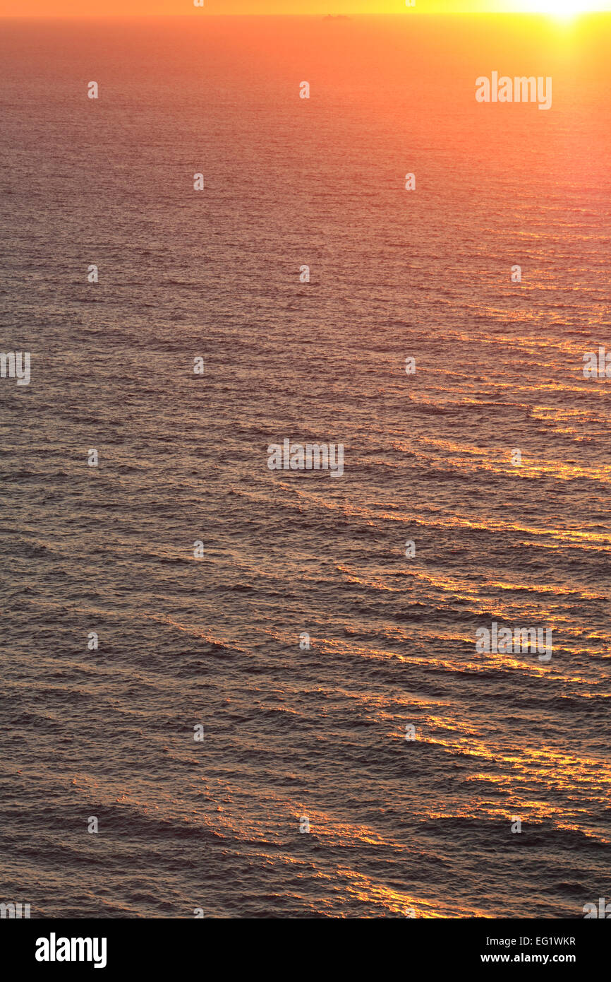 Sunset from cape Cabo da Roca, Portugal Stock Photo - Alamy