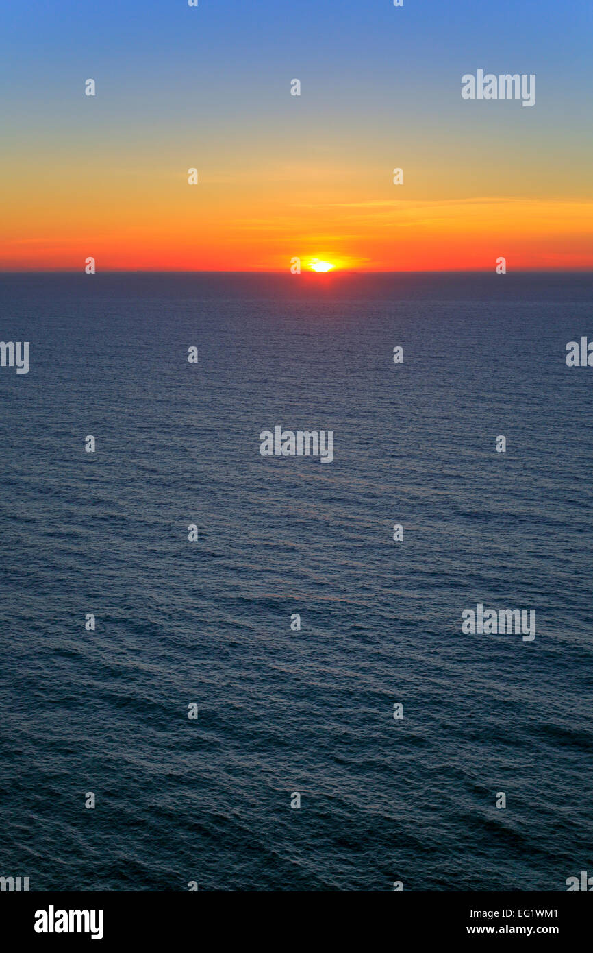Sunset from cape Cabo da Roca, Portugal Stock Photo - Alamy