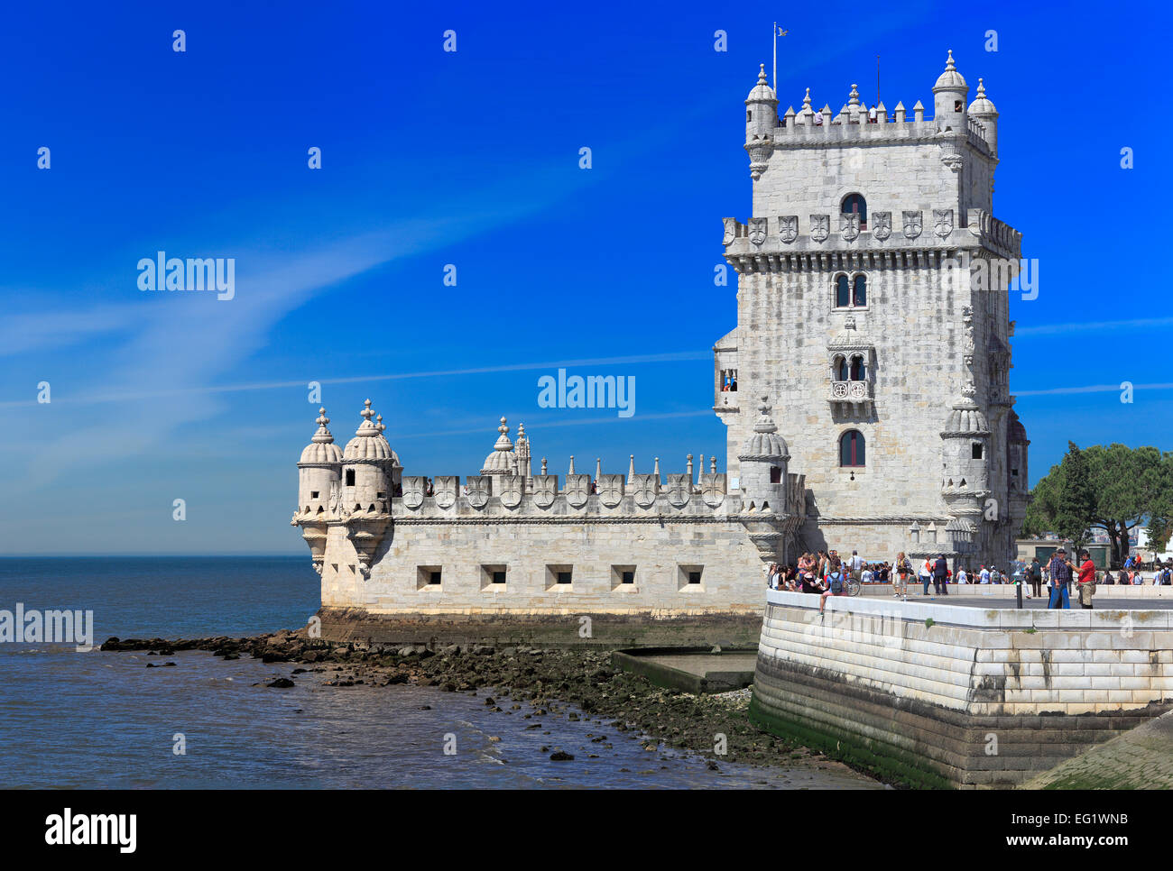 Belem Tower (1519), Lisbon, Portugal Stock Photo - Alamy