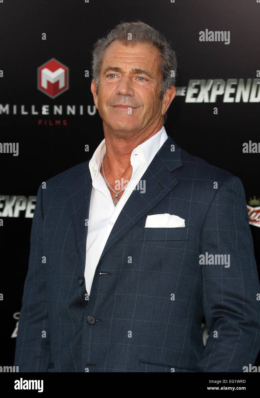 Premiere Of Lionsgate Films' "The Expendables 3" Featuring: Mel Gibson ...