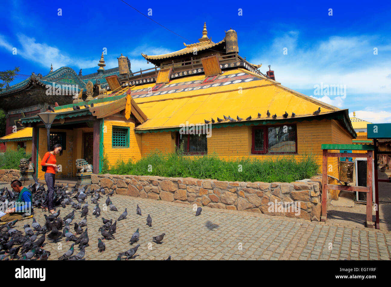Gandan monastery hi-res stock photography and images - Alamy