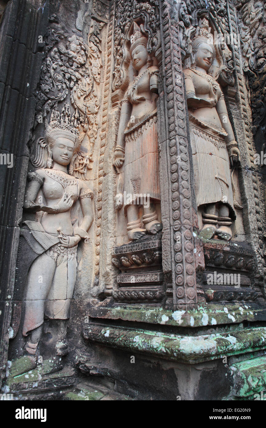 Thommanon temple (12th century), Angkor, Cambodia Stock Photo - Alamy