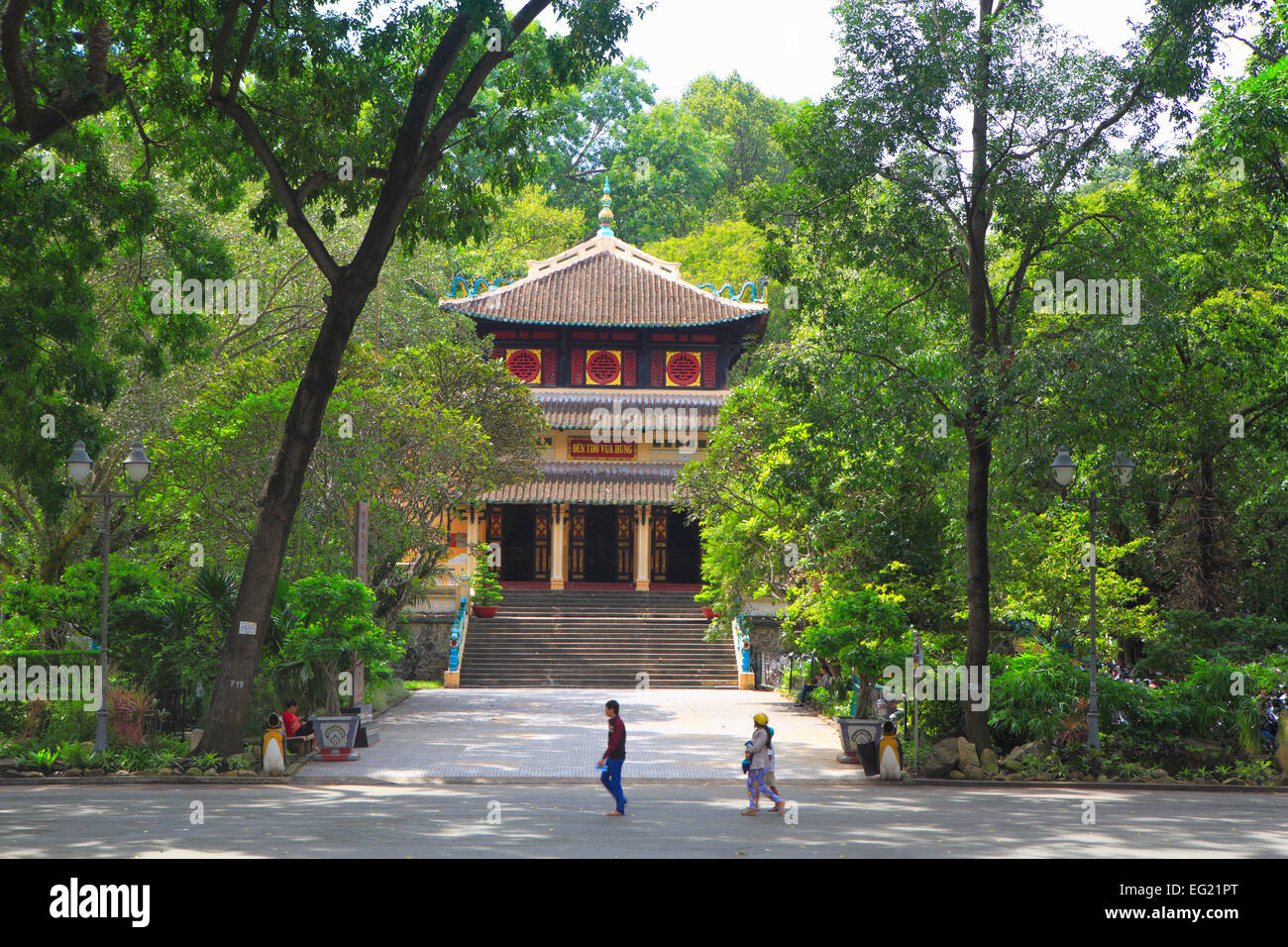 Den tho vua hung temple (1929), Ho Chi Minh City (Saigon), Vietnam ...
