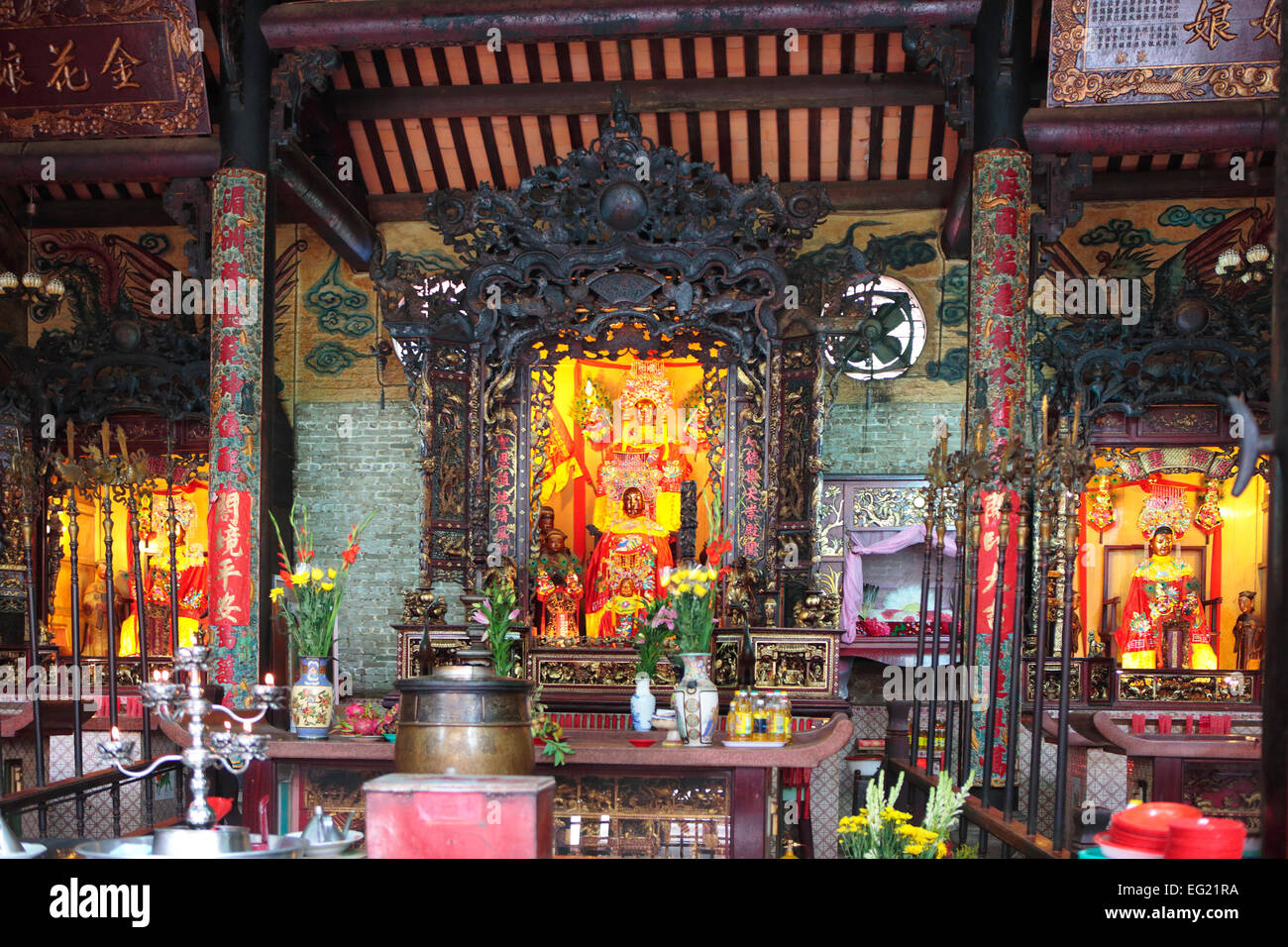 Thien Hau Temple, Cholon, Ho Chi Minh City (Saigon), Vietnam Stock ...