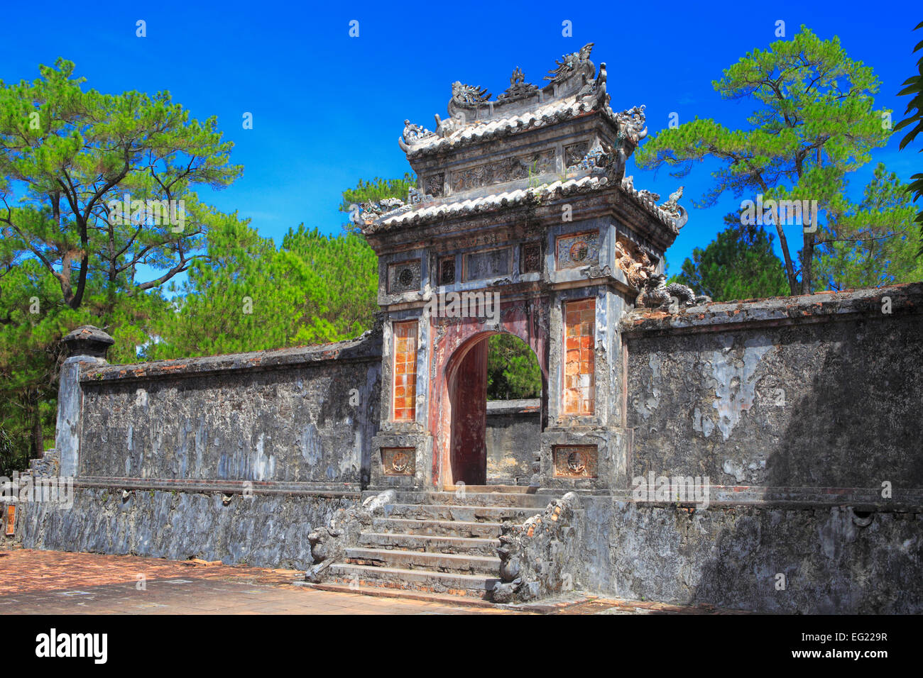Tomb of Tu Duc, Emperor of Vietnam, Hue, Vietnam Stock Photo - Alamy