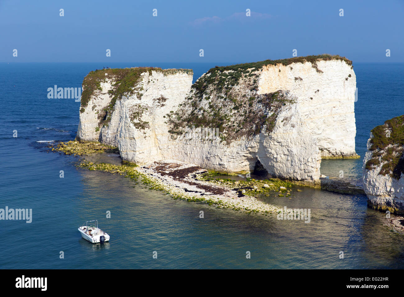 Jurassic Coast Studland Dorset England UK Old Harry Rocks chalk ...
