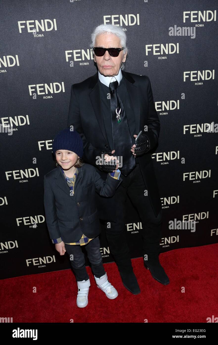 Karl Lagerfeld at arrivals for Fendi Flagship Boutique Opening And ...