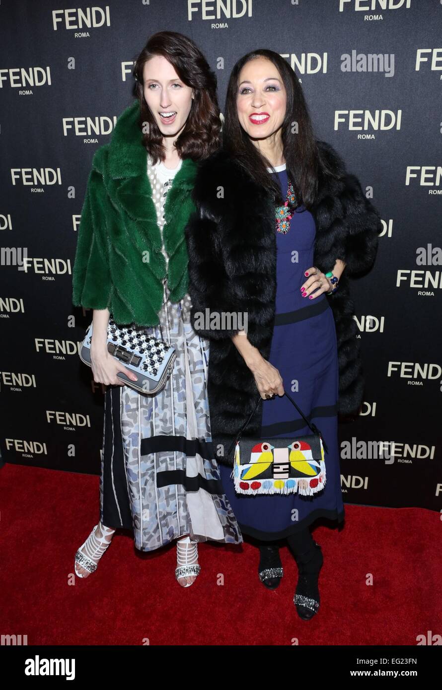 Anna Cleveland and Pat Cleveland at arrivals for Fendi Flagship ...