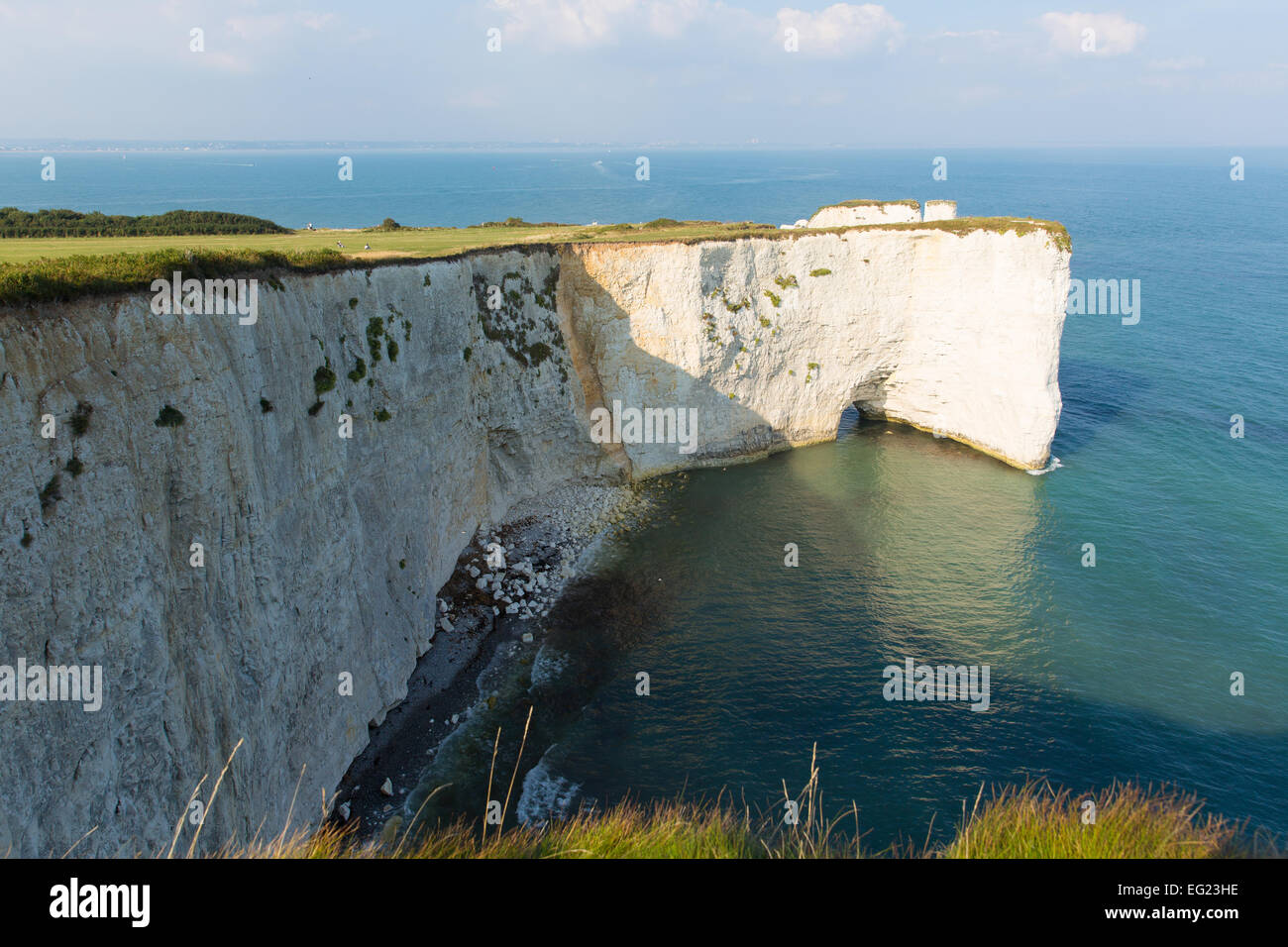 Jurassic Coast Studland Dorset England UK Old Harry Rocks chalk ...