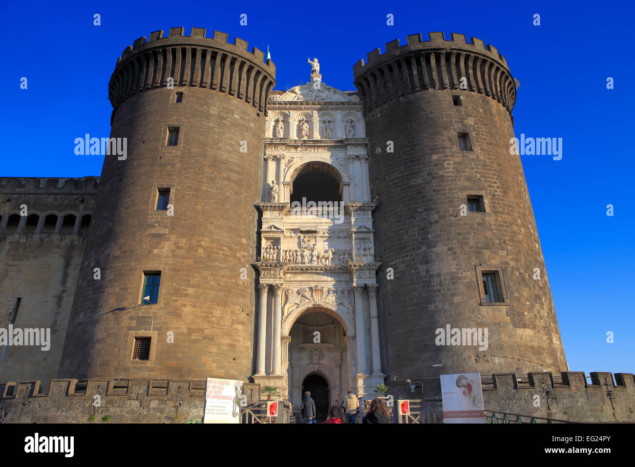 Maschio angioino castle or castel nuovo hi-res stock photography and ...