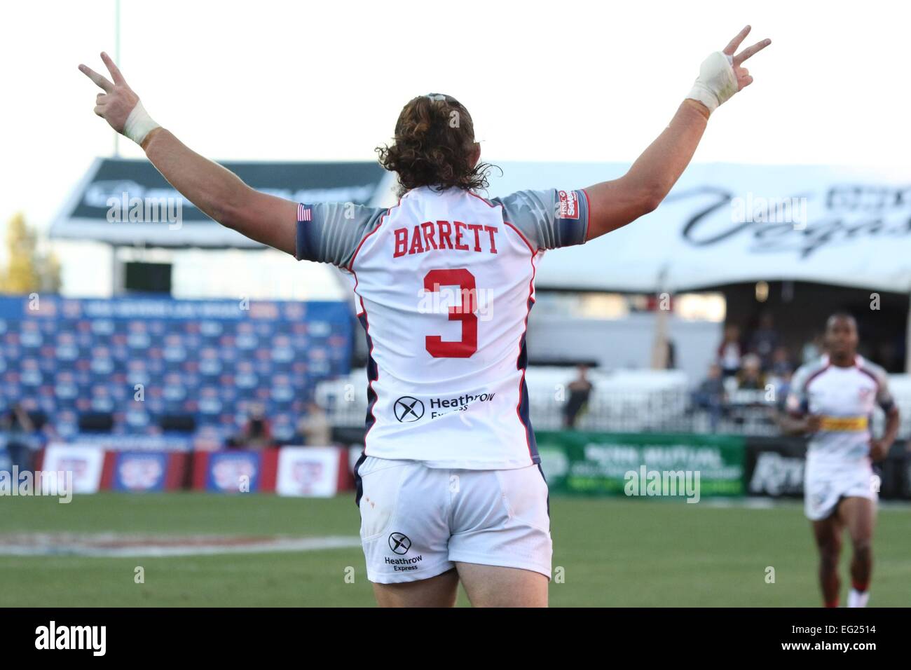 Las Vegas, NV, USA. 13th Feb, 2015. Danny Barrett of United States ...