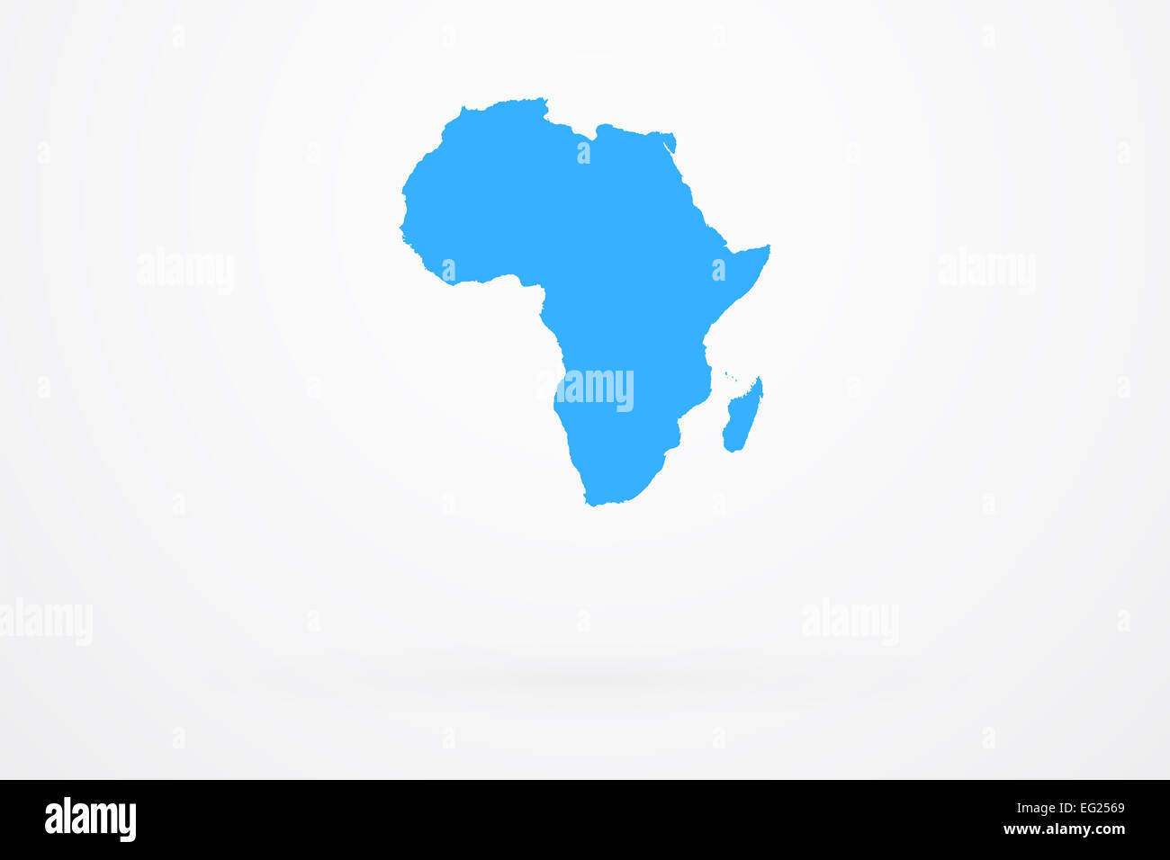 Africa Continent Map Stock Photo - Alamy