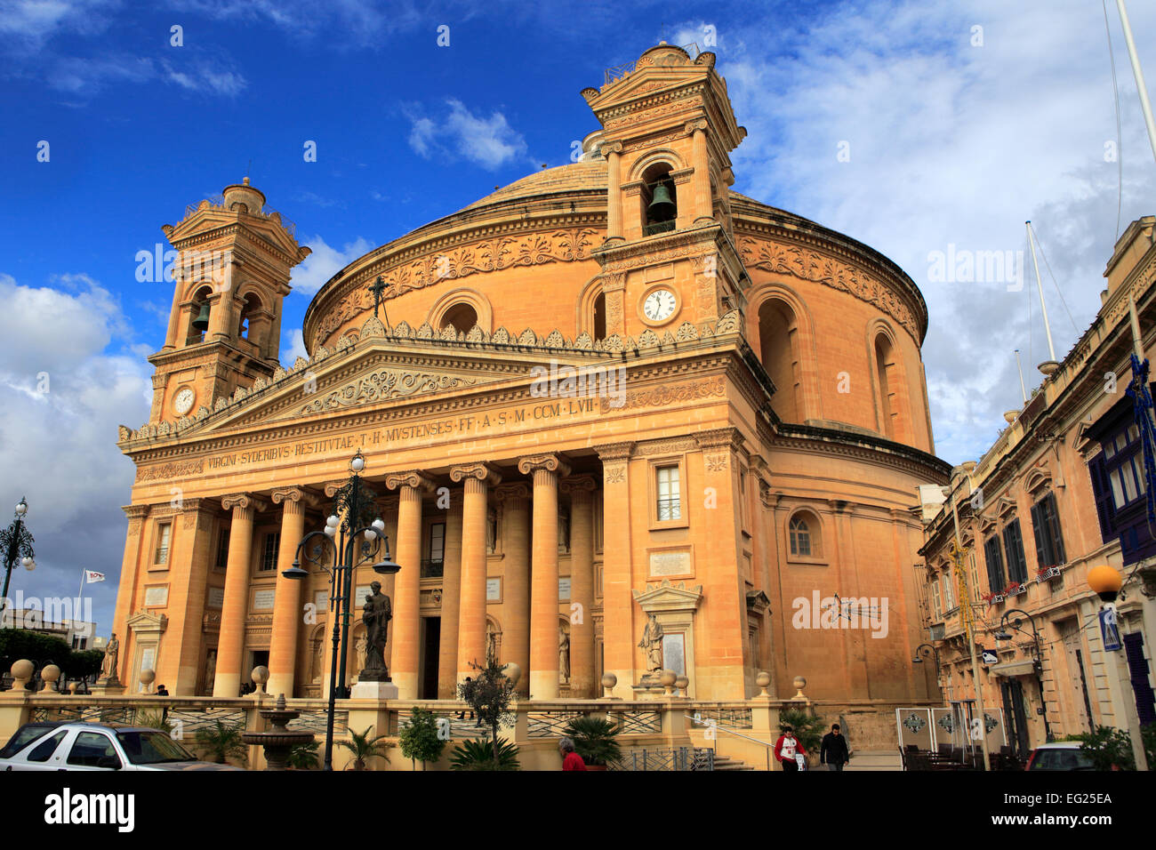 Church of the Assumption of Our Lady, Rotunda of St. Marija Assunta (Mosta Dome), Malta Stock ...