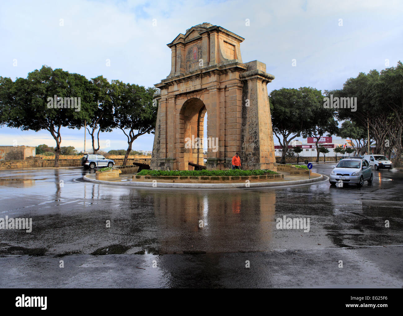 Hompesh arch (1797), Zabbar, Malta Stock Photo - Alamy