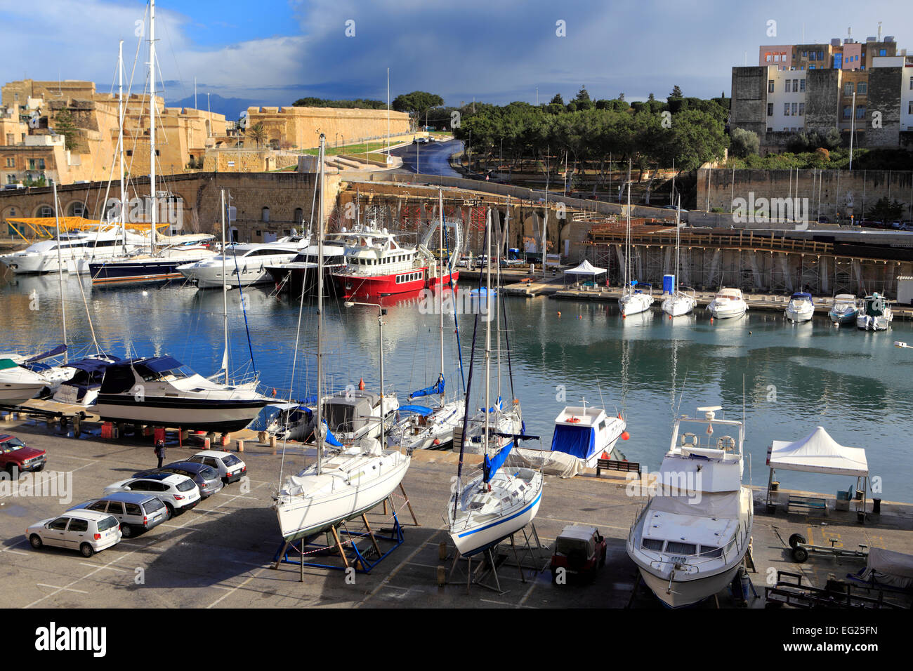 Senglea (Isla), Malta Stock Photo - Alamy