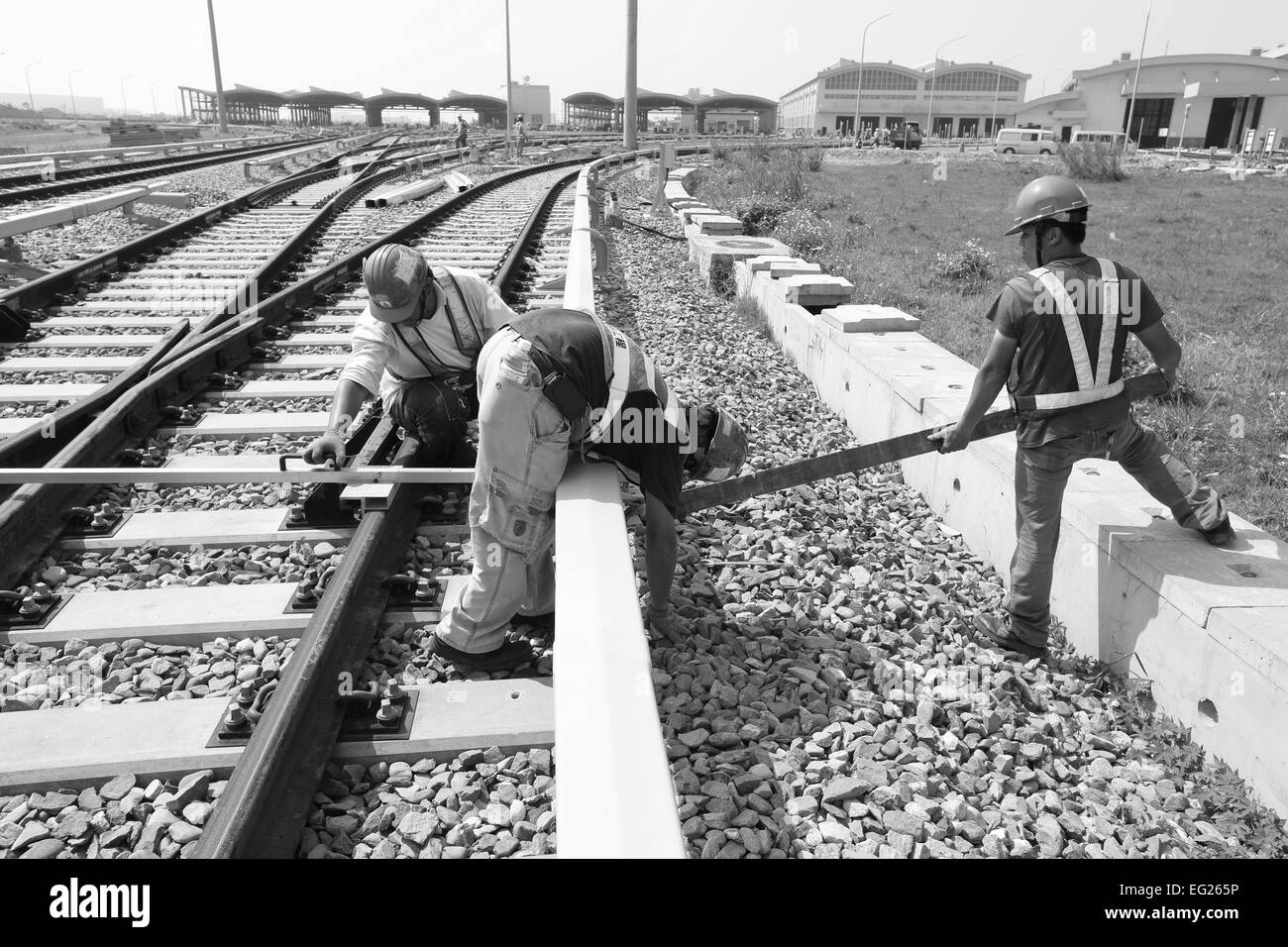 Mrt track Black and White Stock Photos & Images - Alamy