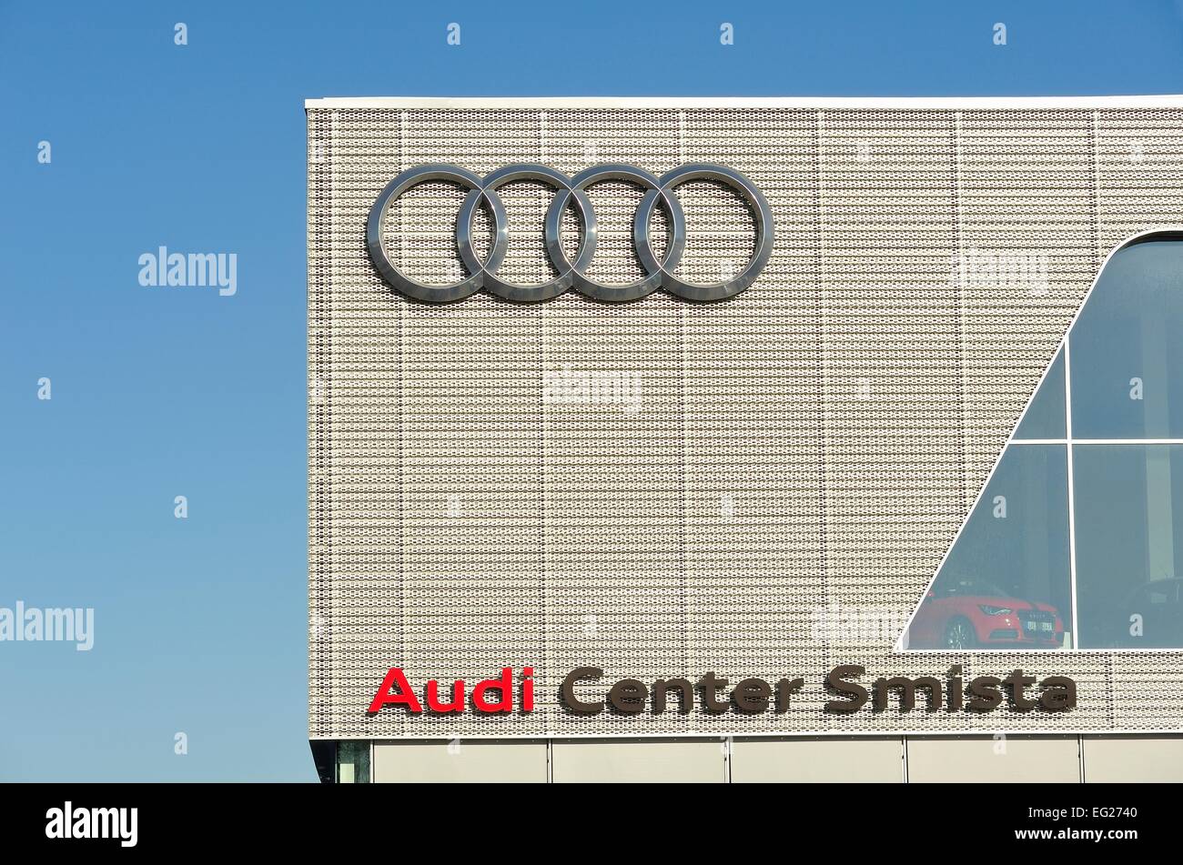 Audi logo hi-res stock photography and images - Alamy