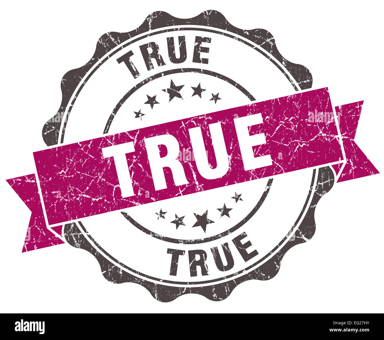 True ribbon sign vintage hi-res stock photography and images - Alamy