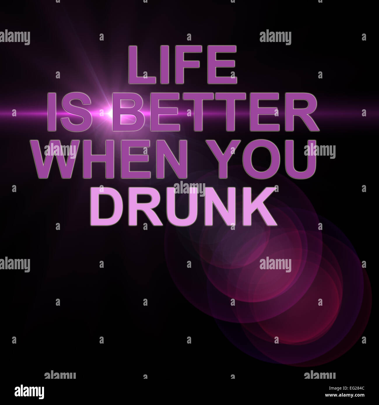 Inspirational quotes on optical flares background Stock Photo - Alamy