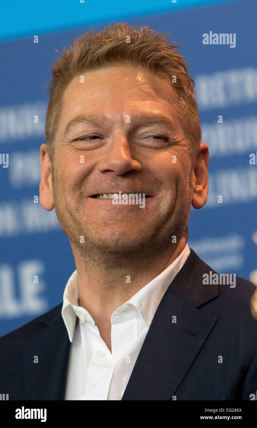 Director Kenneth Branagh attends the press conference of Cinderella ...