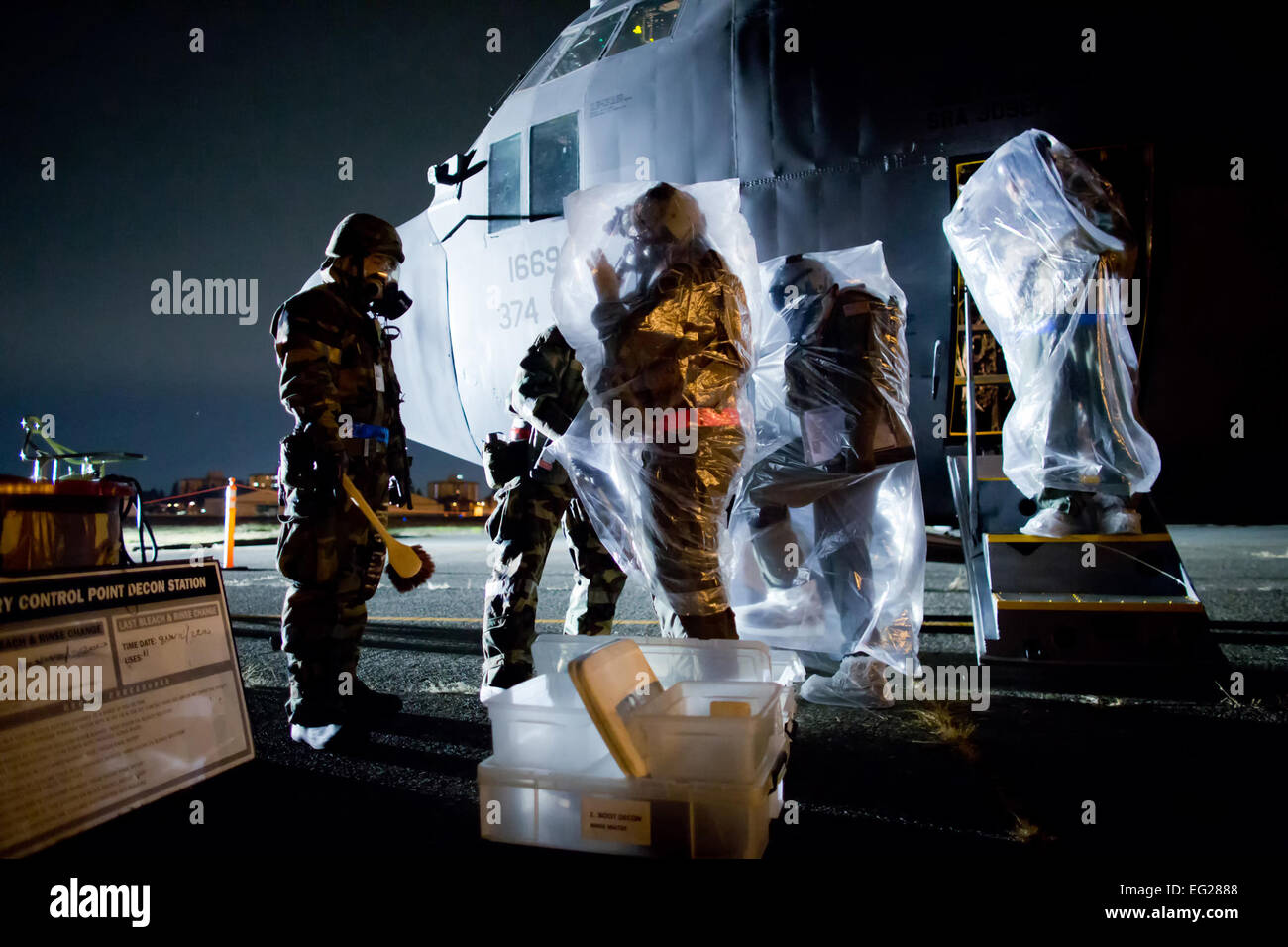 Aircrew contamination control area hi-res stock photography and images ...