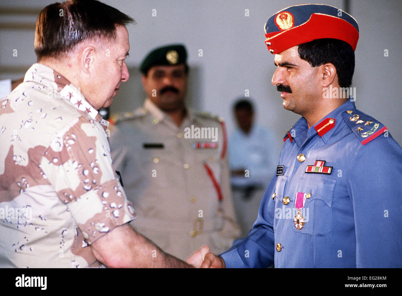 Lt. Gen. Charles A. Horner, commanding general, U.S. Central Air Force ...