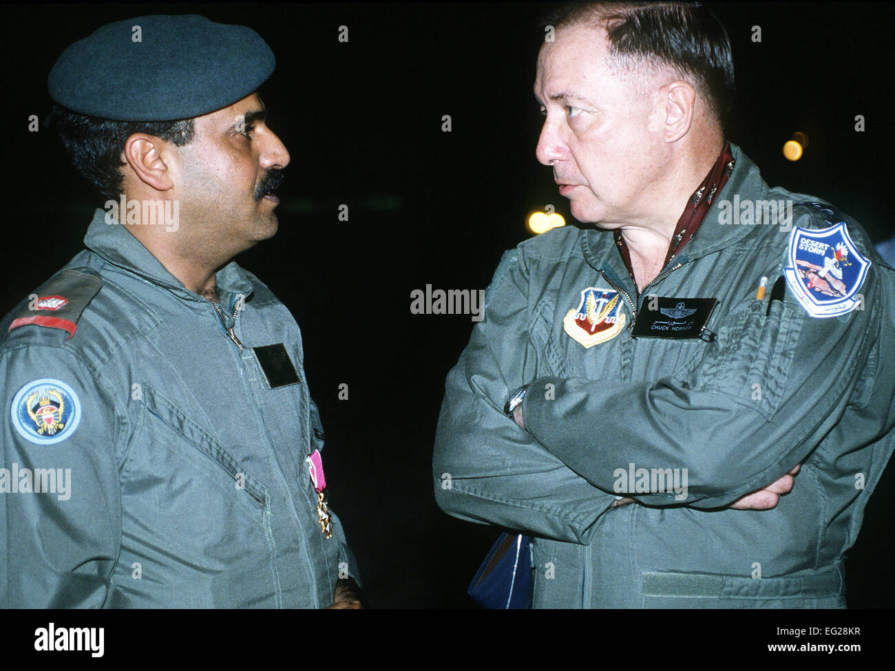 Lt. Gen. Charles Horner, commanding general, U.S. Central Air Force ...