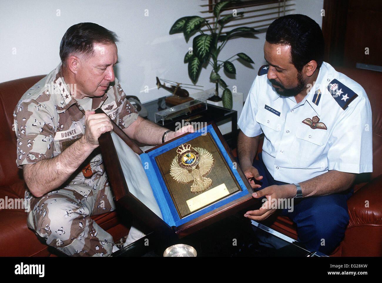 Lt. Gen. Charles Horner, commanding general, U.S. Central Air Force ...