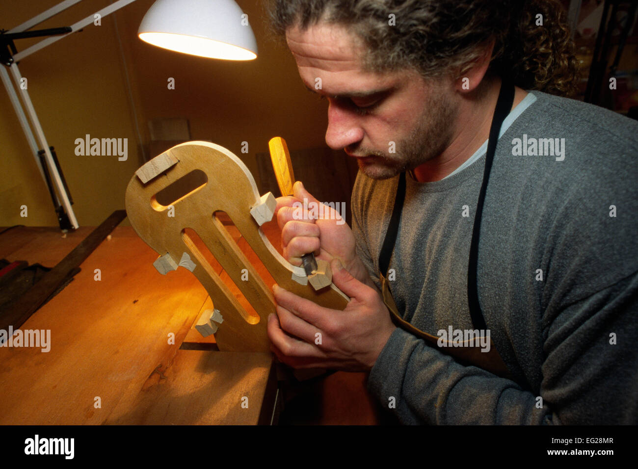 Italy, Lombardy, Cremona, violin maker Stock Photo - Alamy