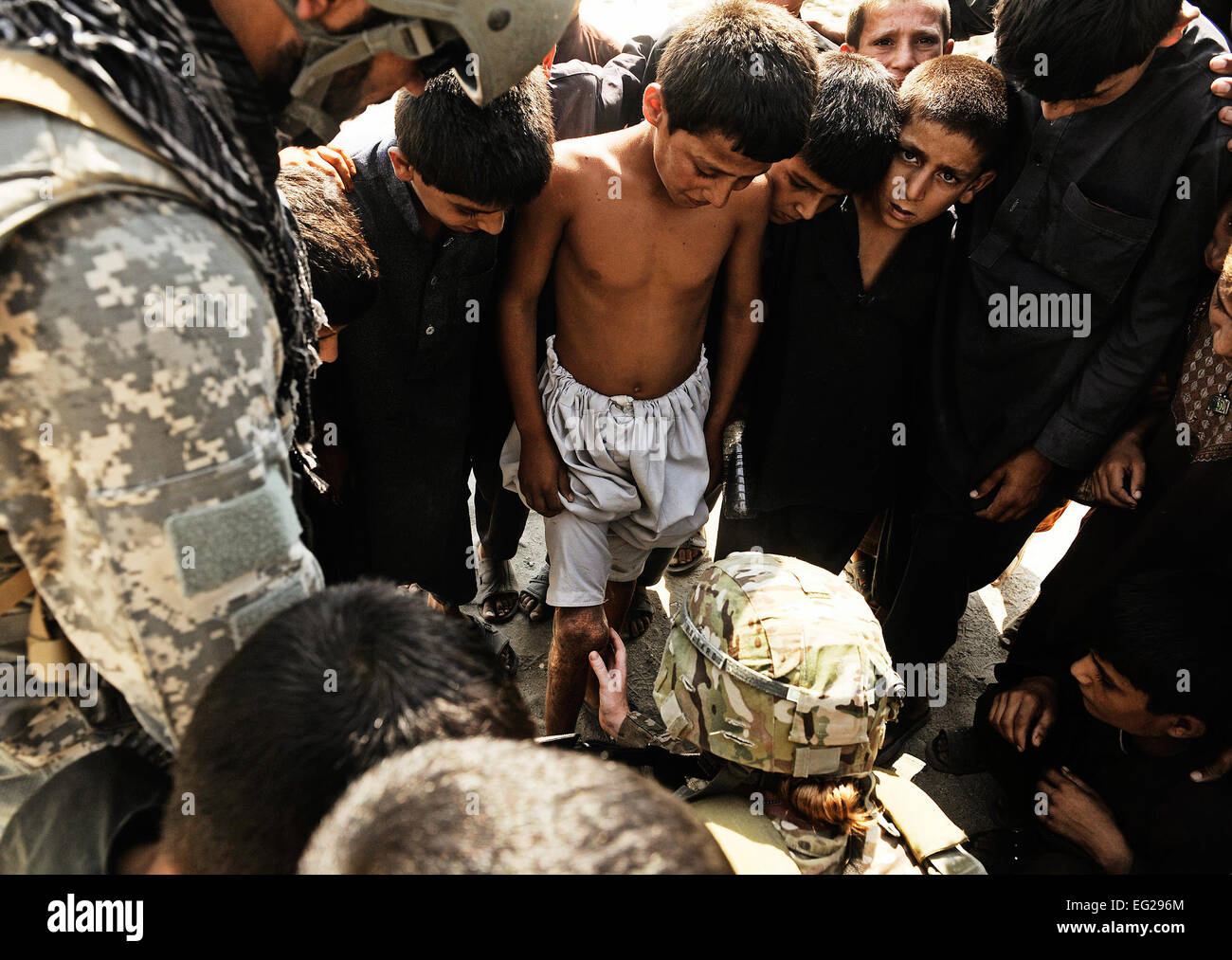 Tech. Sgt. Angela Pollard, medic attached to Laghman Provincial ...