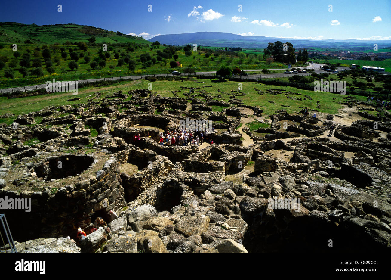 Italy, Sardinia, Su Nuraxi di Barumini Stock Photo - Alamy