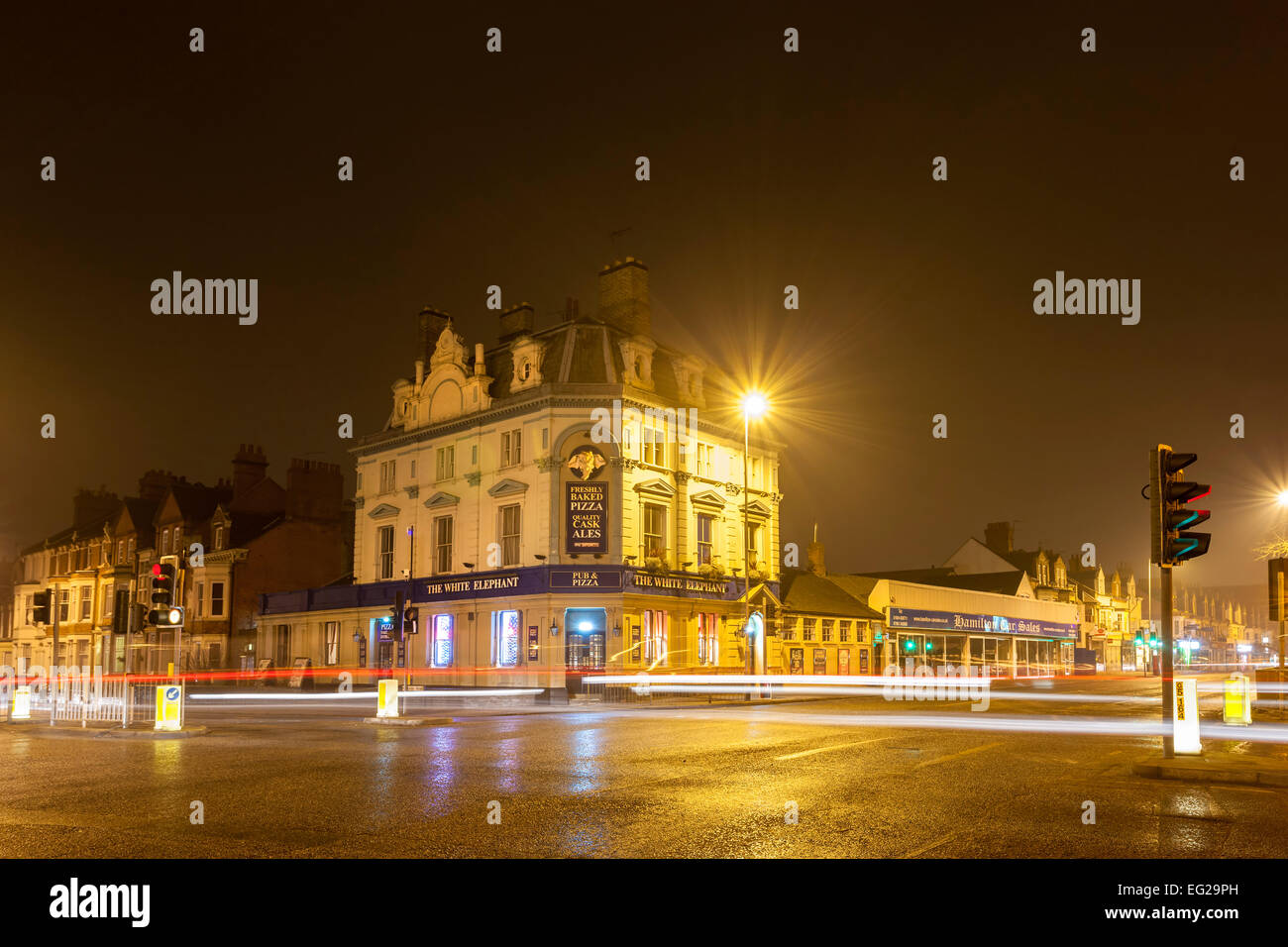 The White Elephant on the corner of The Race Course. Northampton Stock ...