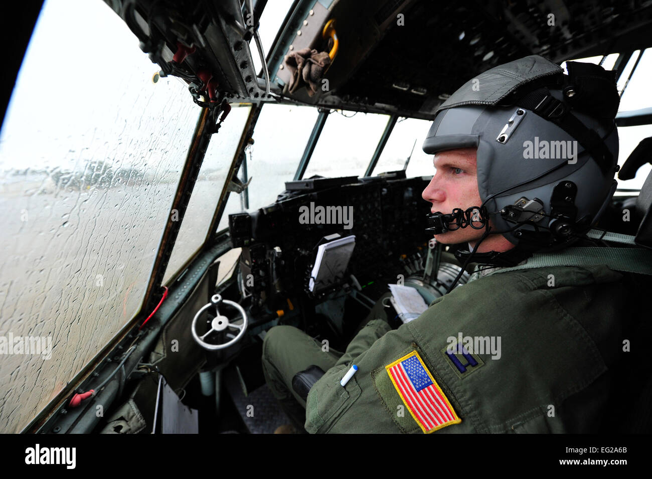 Capt.Kenneth Pedersen, 61st Airlift Squadron C-130H Hercules pilot from ...