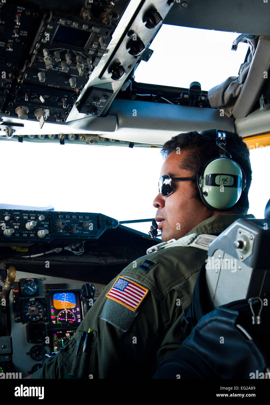 U.S. Air Force Capt. Tristen Wright, 92nd Air Refueling Squadron co ...