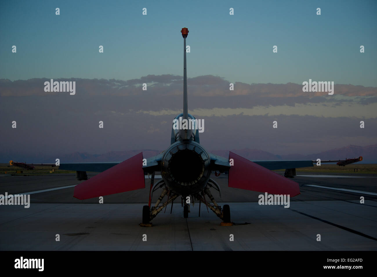 A QF-16 is prepared for takeoff during an unmanned live fire exercise ...