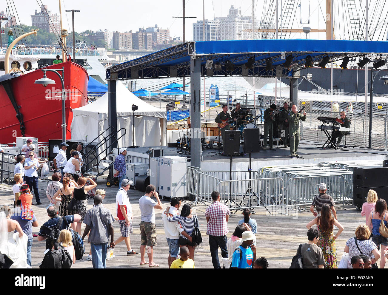 The U.S. Air Force Band's Max Impact ensemble performs during Air Force ...
