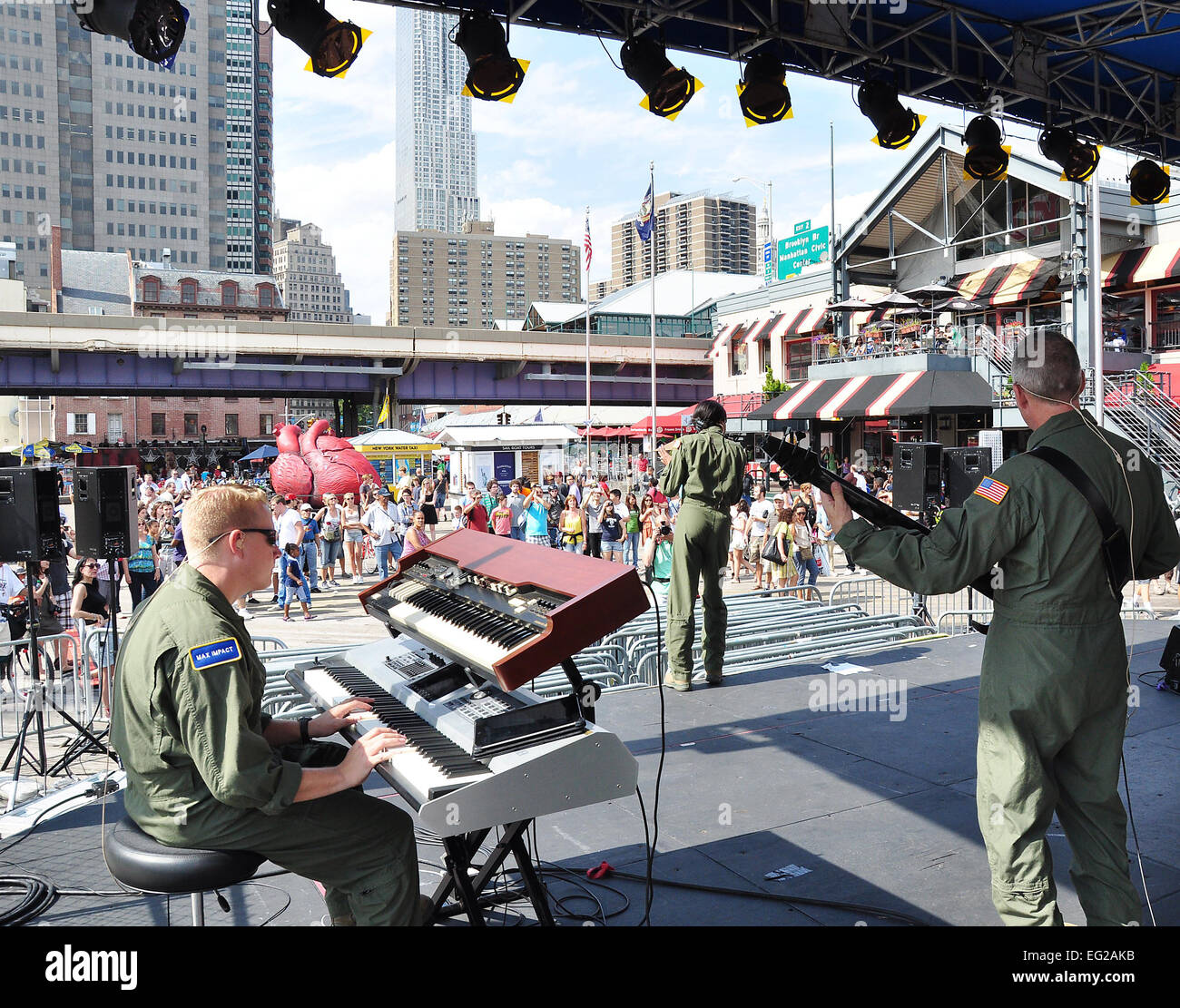 Left to right Max Impact members Master Sgt. Jonathan McPherson ...