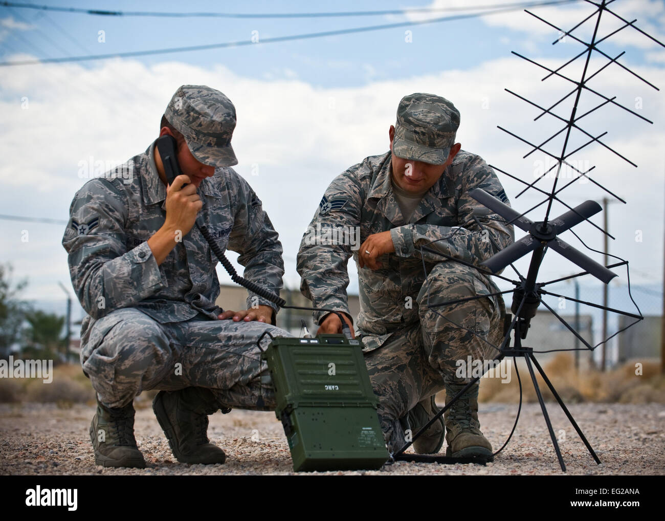 Airman 1st Class Anthony Giampapa and Senior Airman Brandon Lopez ...
