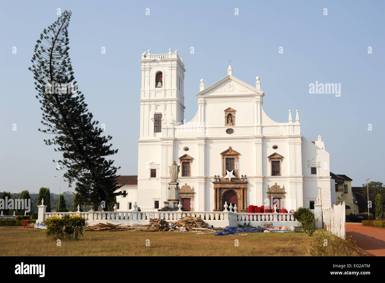 Se Cathedral in Old Goa , Goa India Stock Photo - Alamy