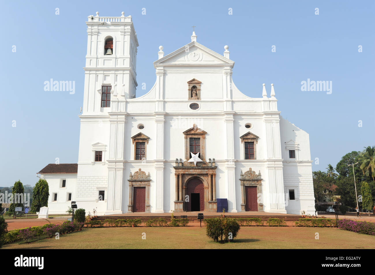 Se Cathedral in Old Goa , Goa India Stock Photo - Alamy