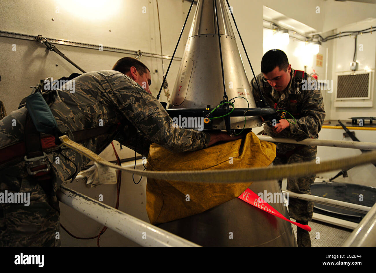 U.S. Air Force Staff Sgt. Wesley Baptiste, 91st Missile Maintenance ...