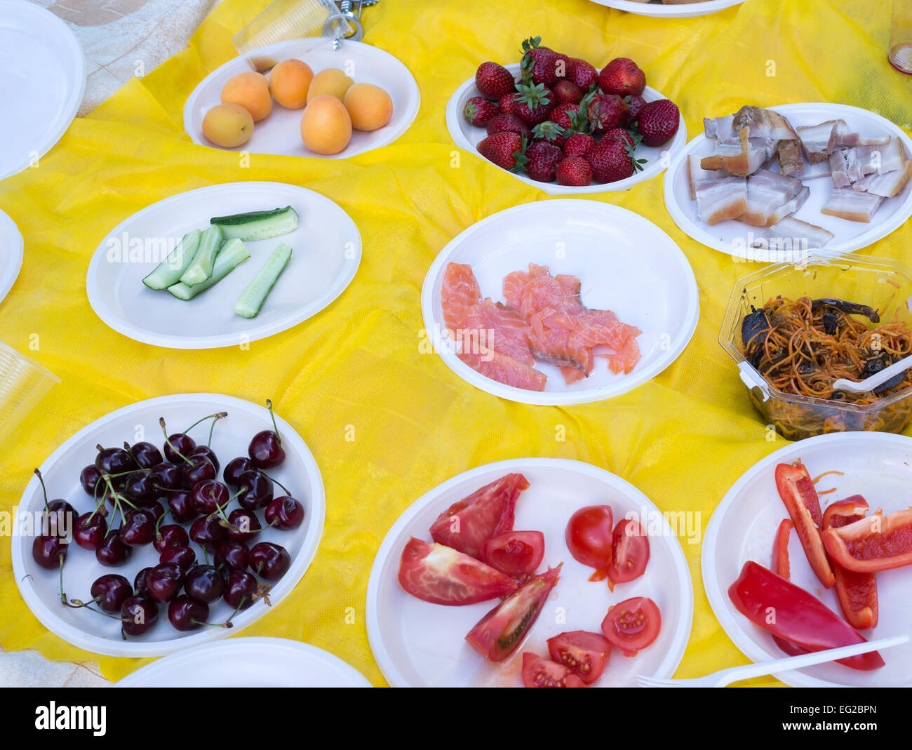 Food in plates hi-res stock photography and images - Alamy