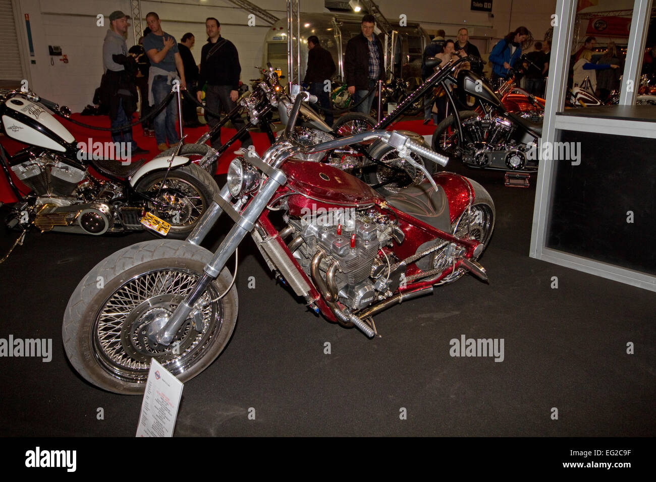 Freestyle Class Custom bike on show at the Carole Nash London Motorbike ...