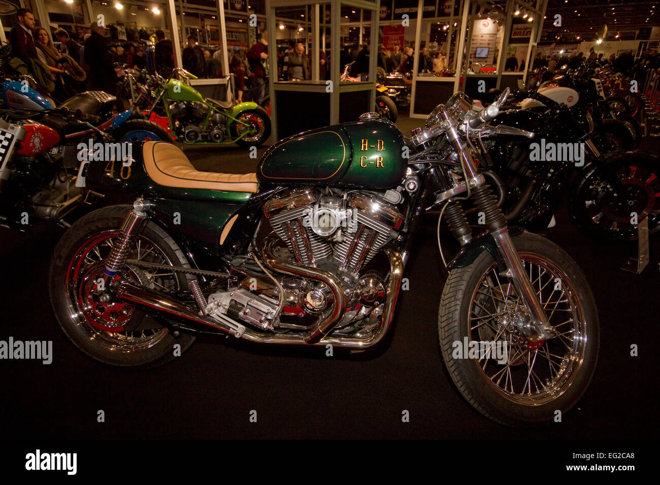 London custom motorbikes hi-res stock photography and images - Alamy