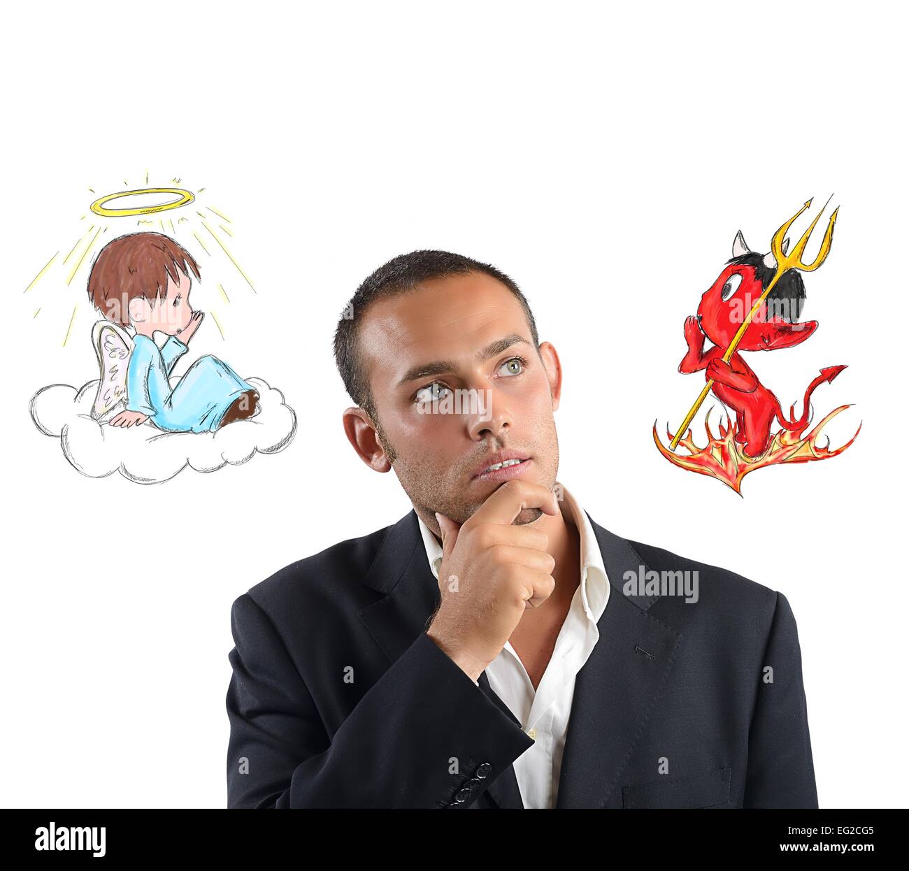 Good and evil Stock Photo - Alamy