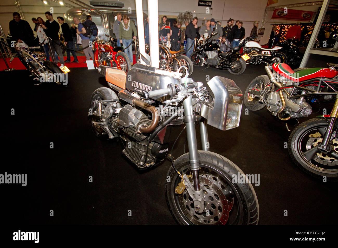 Freestyle Class Custom bike on show at the Carole Nash London Motorbike ...