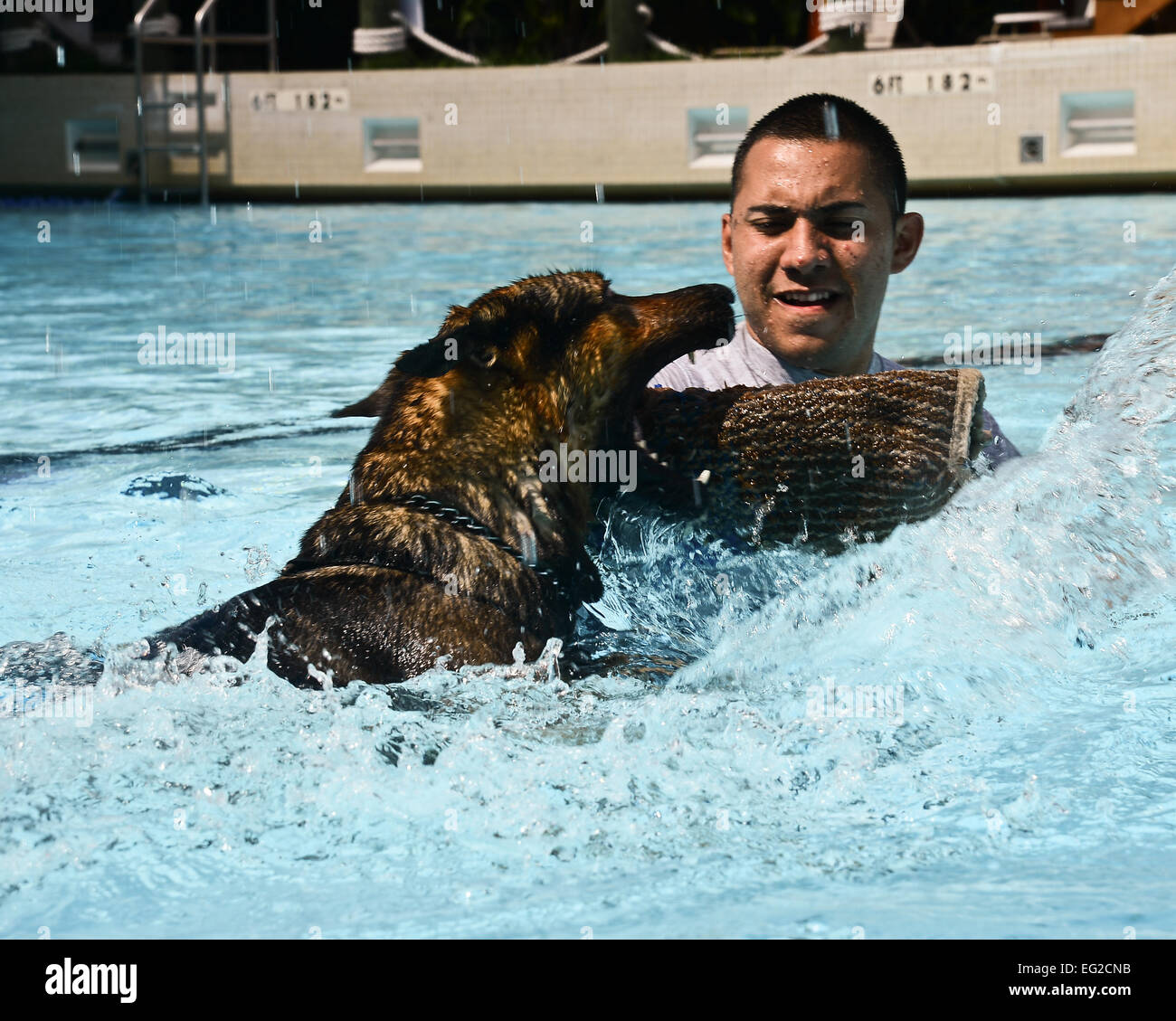 Staff Sgt. Alex Lazala, 6th Security Forces Squadron military working ...